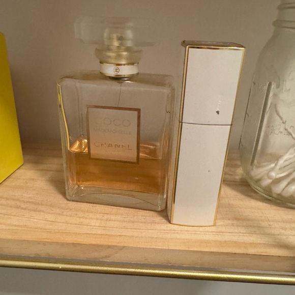 CHANEL | Other | Chanel Coco Mademoiselle Perfume Bottle And Travel ...